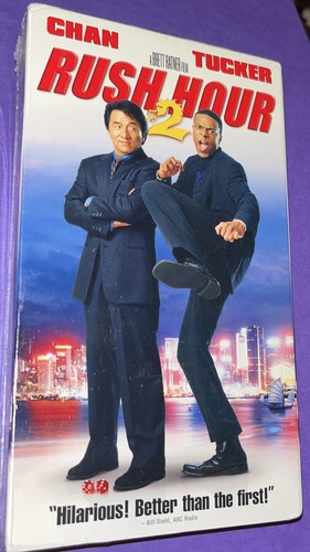 Rush Hour 2 VHS Sealed Movie Jackie Chan Chris Tucker Vintage 90’s ...