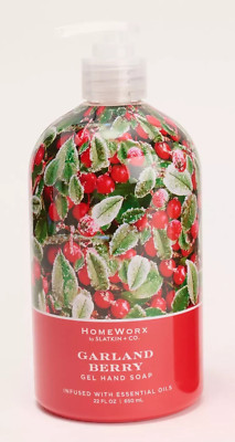 HomeWorx by Slatkin & Co. 22oz Garland Berry Hand Soap New and Sealed ...