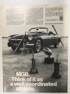 MGMGB71 Vintage Advertisement 1974 MGB September 1974 | eBay