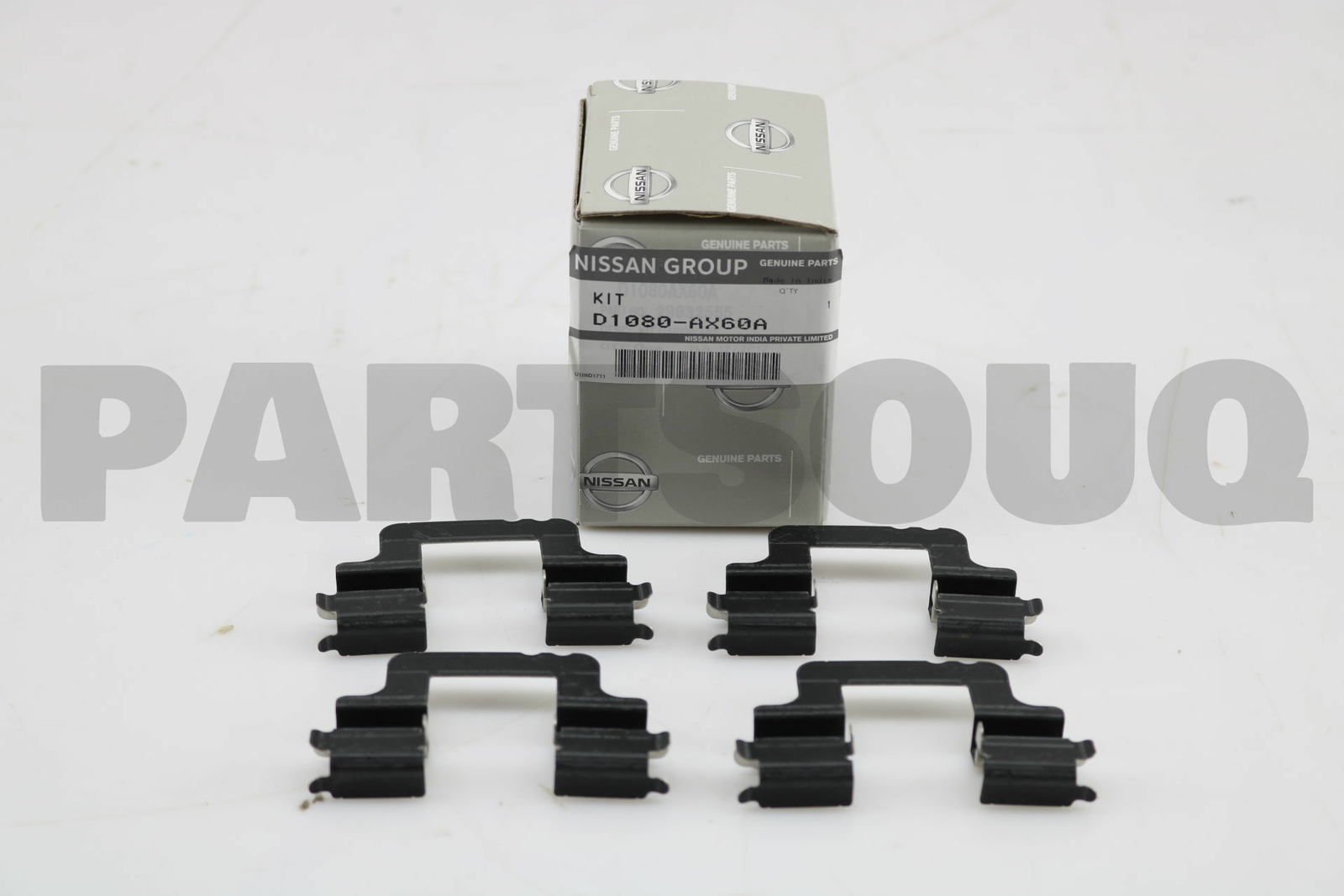 D1080AX60A Genuine Nissan Hardware Kit-front Disc Brake Pad D1080-ax60a ...