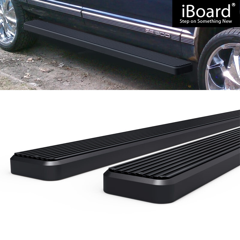 Running Board Side Step Nerf Bars 5in Aluminum Black Fit Chevy Suburban ...