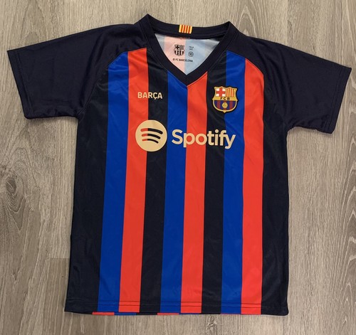 BARCELONA FCB Jersey Youth Talla Size 10 Barça Blue Red Futbol Kit ...