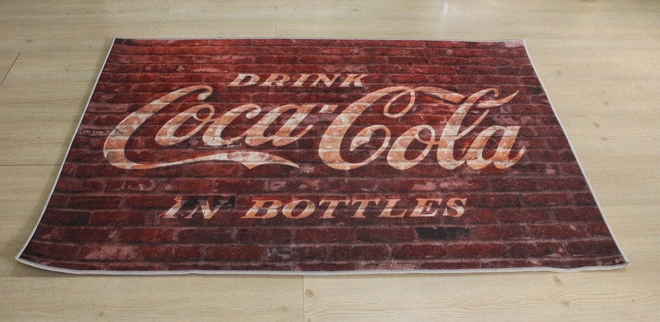 Coca Cola Rug, Colours Rug, Area Rug, Non Slip Floor, Decor Rug, For ...