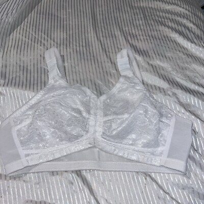 Instant Shaping By Plusform Wireless White Lace Bra 38b Unpadded | eBay