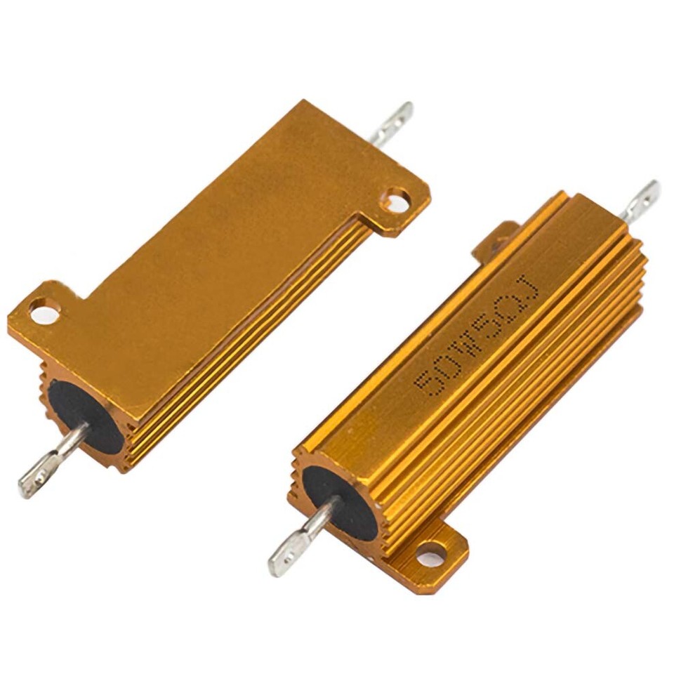 5W 10W -500W Watt High Power Aluminum shell Wirewound Metal Resistor 0 ...