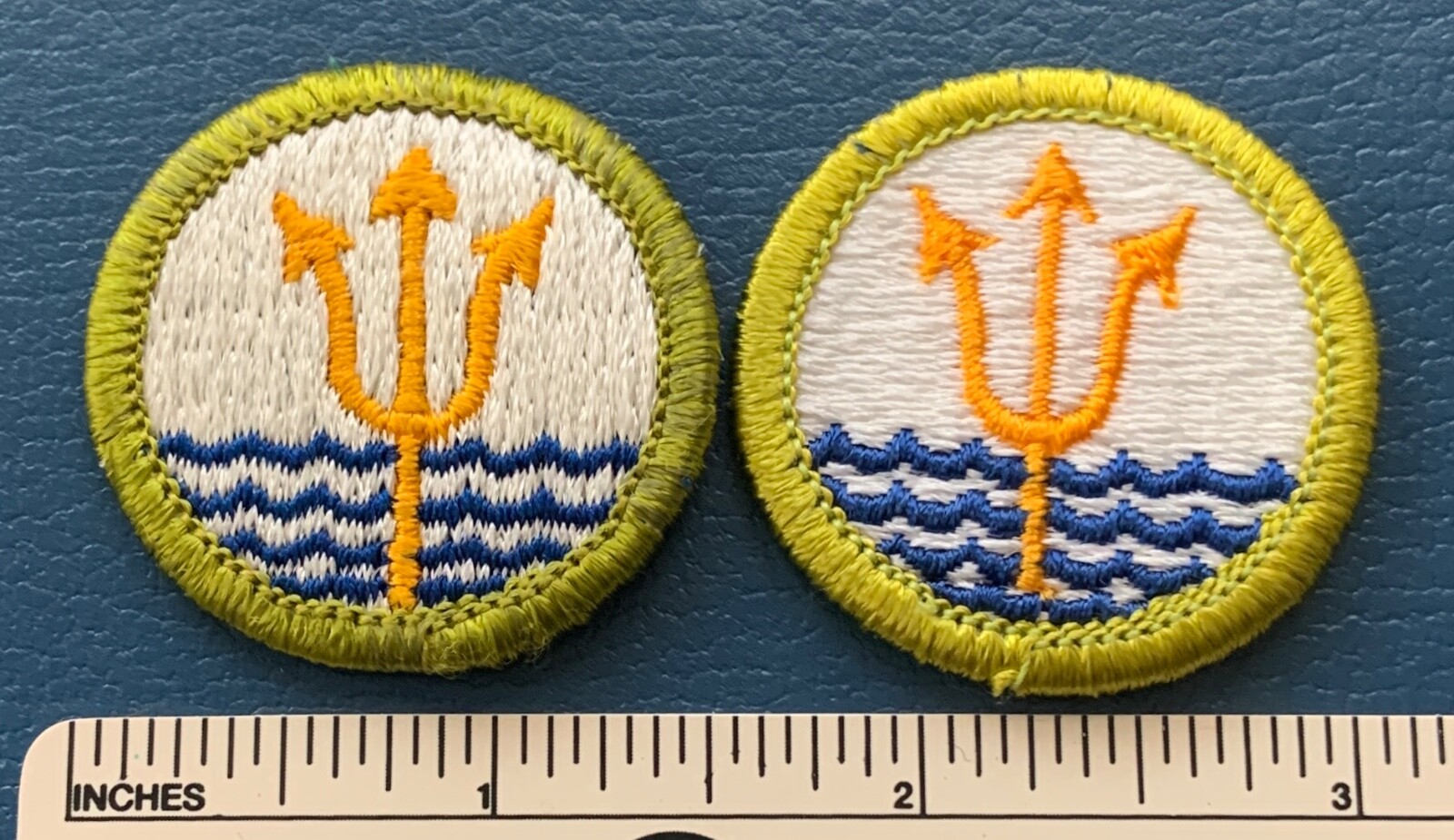 2 Different OCEANOGRAPHY Boy Scout Merit Badge PATCHES BSA Uniform Sash ...