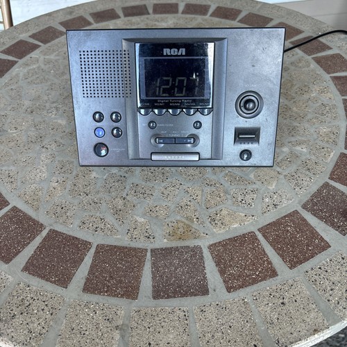 RCA Digital AM/FM Dual Alarm Clock Radio Station 10 Presets Model ...