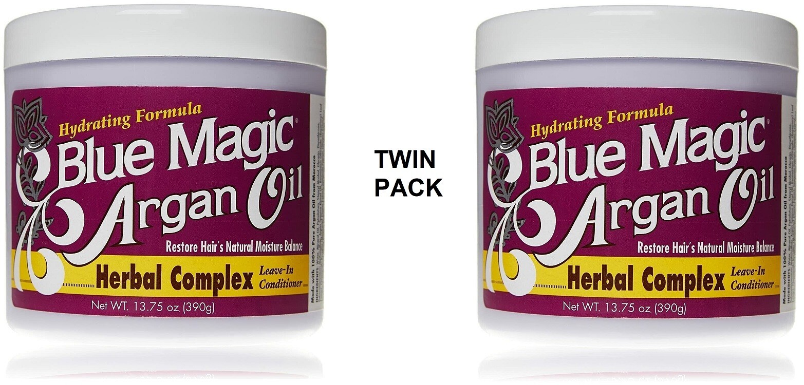 2 X Original Blue Magic Argan Oil with Herbal Complex leave in ...