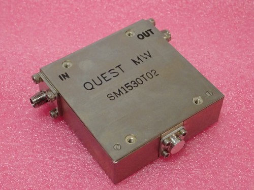 QUEST MICROWAVE MW SM1530T02 ISOLATOR 1.5-3.0GHz SMA FEMALE | eBay