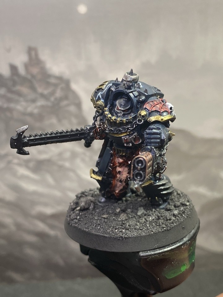 Night Lords - Contekar Terminators painted Warhammer 40k Chaos Horus ...