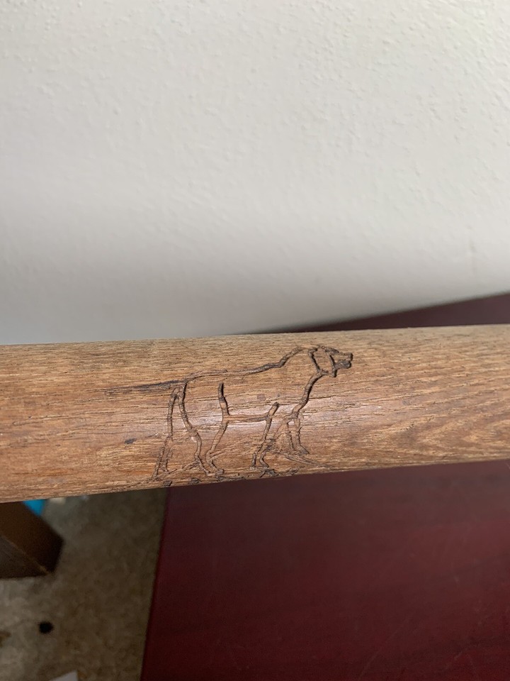 VINTAGE DRAPER MAYNARD TRADEMARK 31” ACORN MUSHROOM KNOB BASEBALL BAT ...