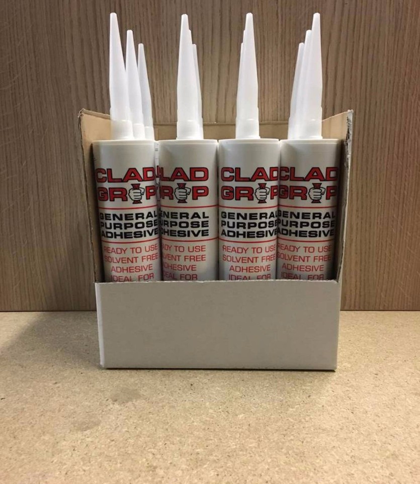 Clad Grip General Purpose Glue Bathroom Panels & Ceiling Cladding ...