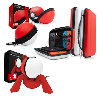 Nintendo Switch Case, Pokeball Pouch & Poke Charger For Poke Ball Plus ...