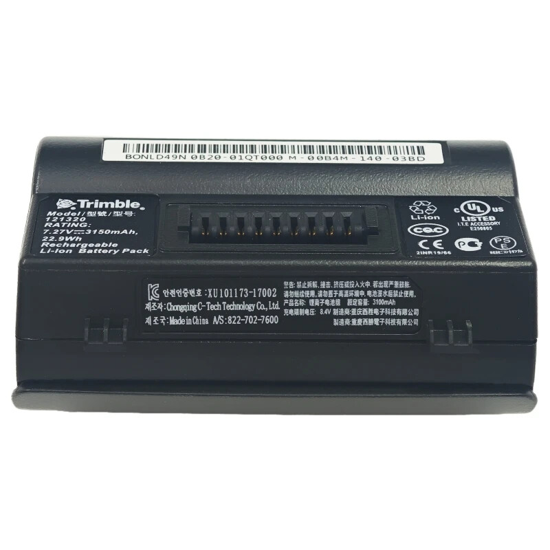 Rechargeable Li-ion Battery Pack 121320 for Trimble TSC7 Data ...