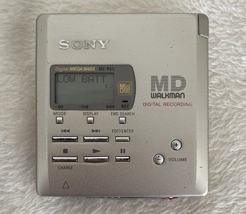 SONY WALKMAN MD MINIDISC PLAYER/RECORDER MZ-R55 .VINTAGE 1998 | eBay