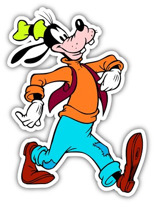 GOOFY 3M STICKER DECAL USA MADE TRUCK VEHICLE WINDOW WALL CARTOON MOUSE ...