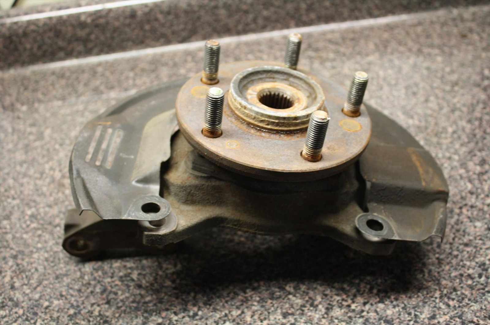 2001 MITSUBISHI ECLIPSE GS 2.4L REAR BACK LEFT DRIVER HUB KNUCKLE ...