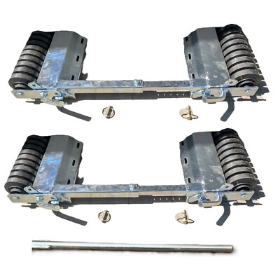 2 x RECOVERY SKATES SELF-JACKING 1T FOLDING SKATE DOLLY Moving Wheel ...