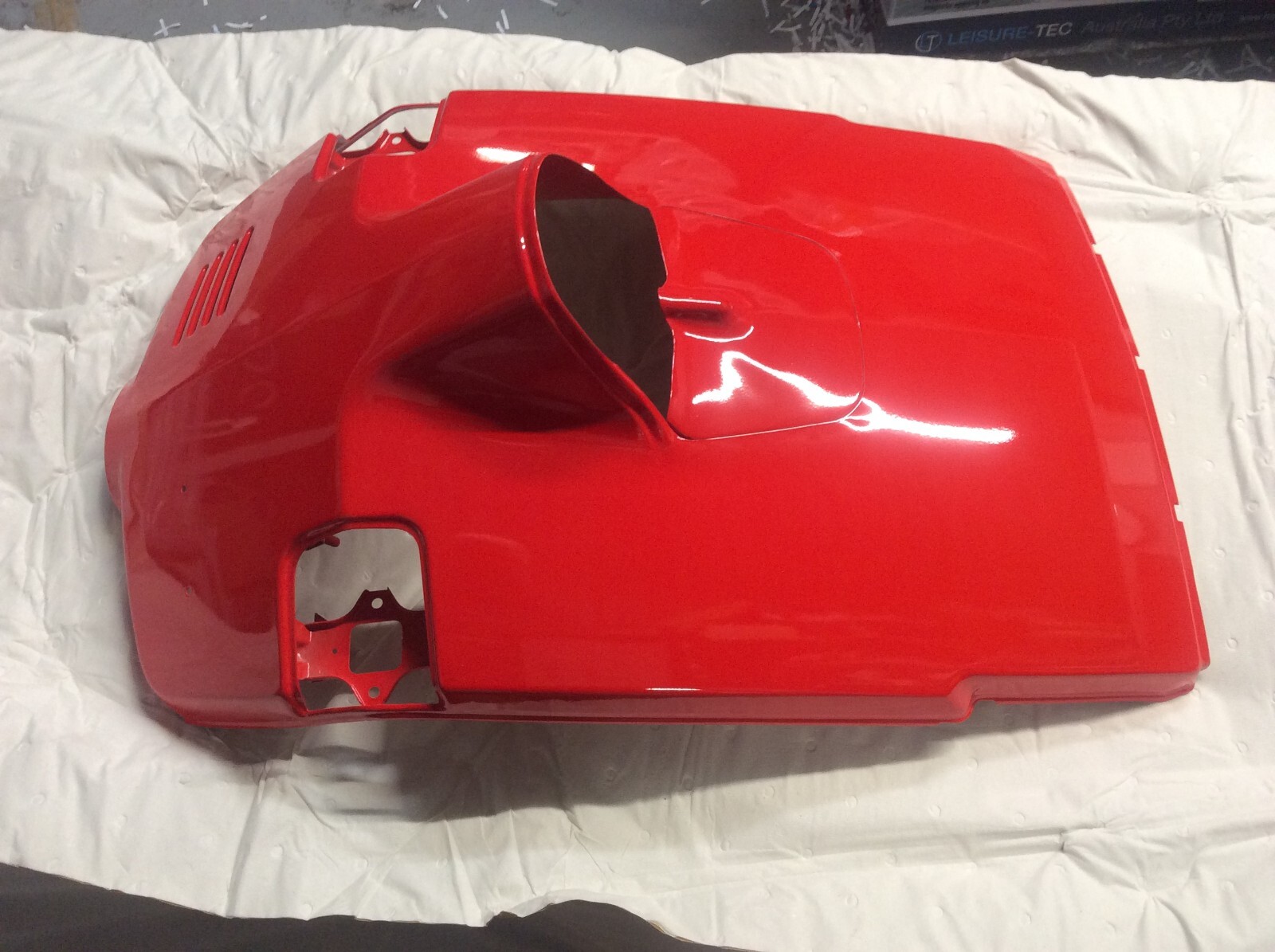 GENUINE YAMAHA PARTS CHAPPY RED LEG SHIELD NO 1 CV80 RIVA 1982 17L ...
