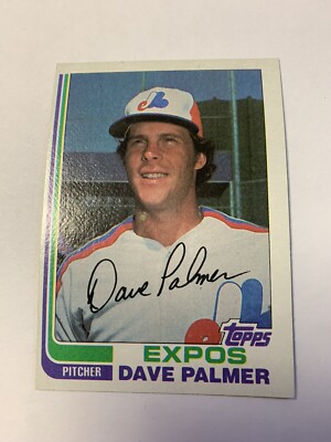 1982 Topps Dave Palmer Montreal Expos | eBay