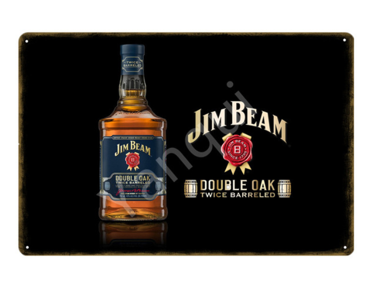 20x30 Kentucky Jim Beam Whiskey Metal Poster Wall Art Sticker Pub Bar ...