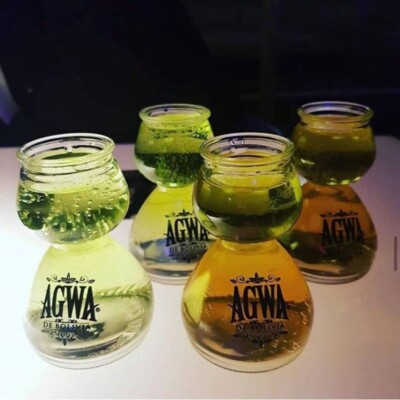 Set of 2 Agwa DE BOLIVIA Shot Glass Collectible Barware | eBay