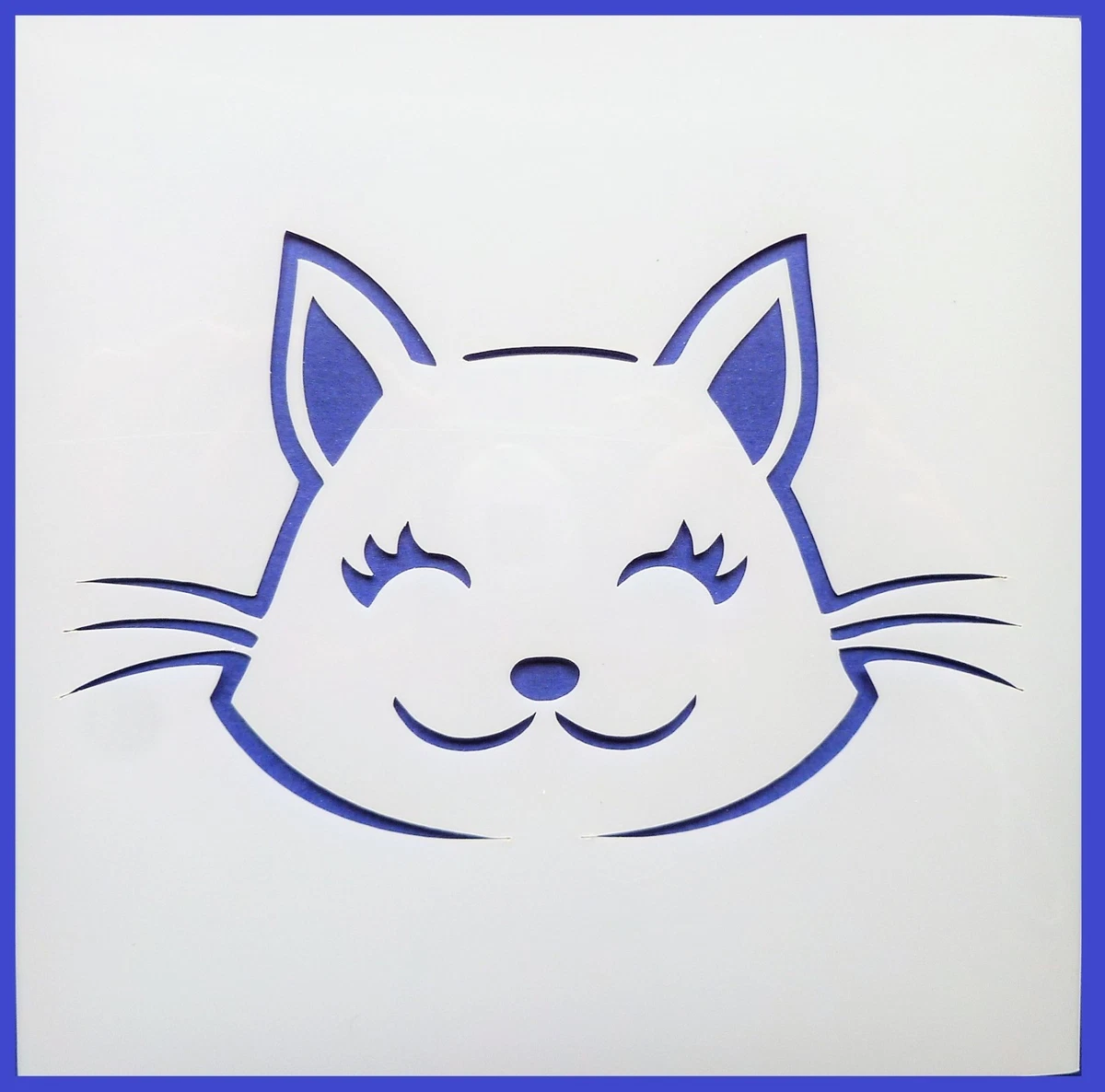 Cat Face Stencils