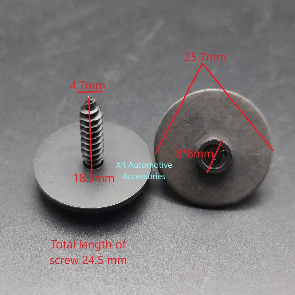 10 For Mercedes Benz Bumper Engine Undertray Splash Guard Hex Screws ...