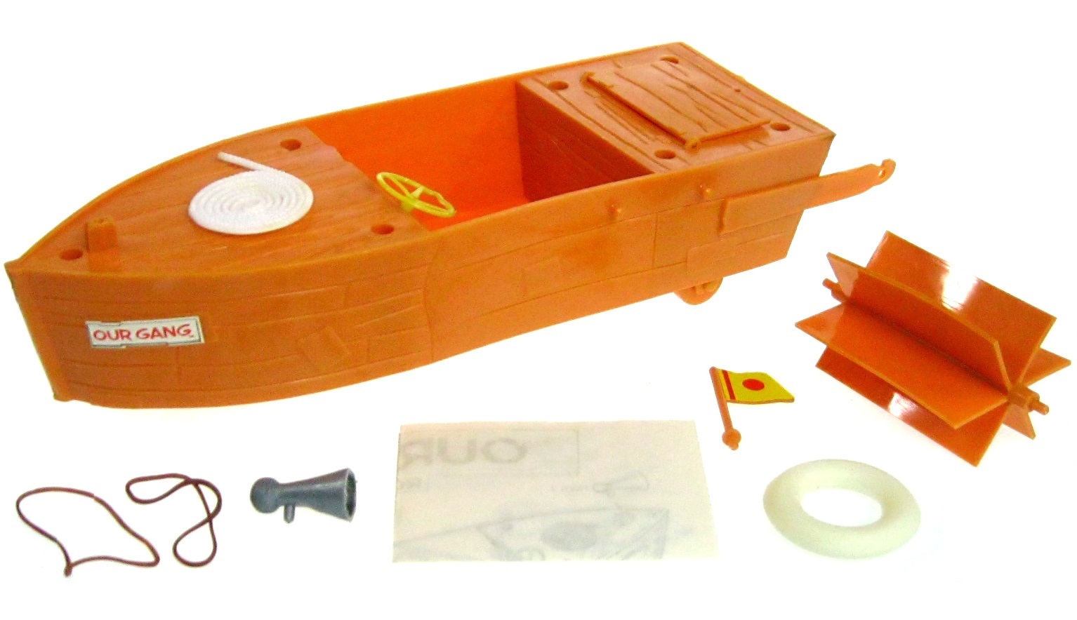 Vintage 1975 Mego Our Gang 1930's Little Rascals Rowboat Paddle Boat ...