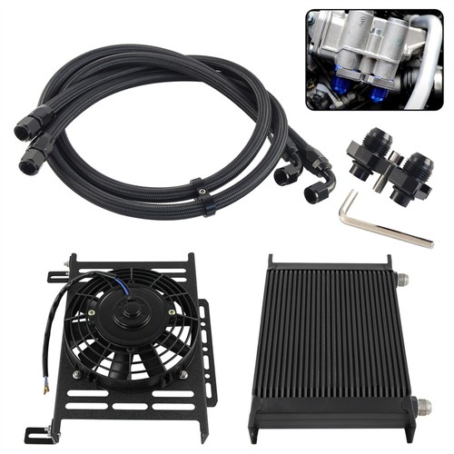 28 Row Oil Cooler Kit & Cooling Fan & Bracket for BMW E36/E46/E9x M3 ...