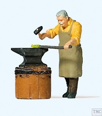 PR28187 Preiser OO/HO Scale Blacksmith Figure | eBay