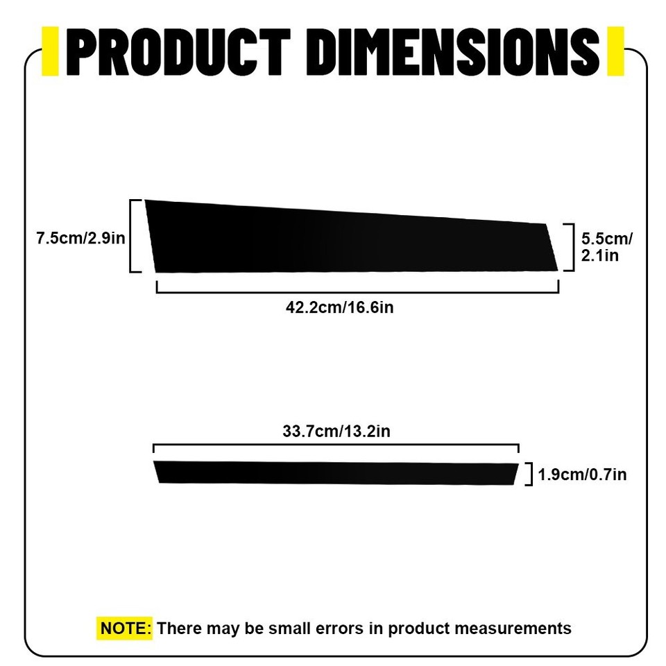 Decal Covers 6PCS Pillar Posts Black Fit For INFINITI G35 G37 2002-2013 ...