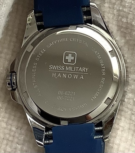 Swiss Military Hanowa Sapphire Crystal Unisex Watch - Working Condition ...