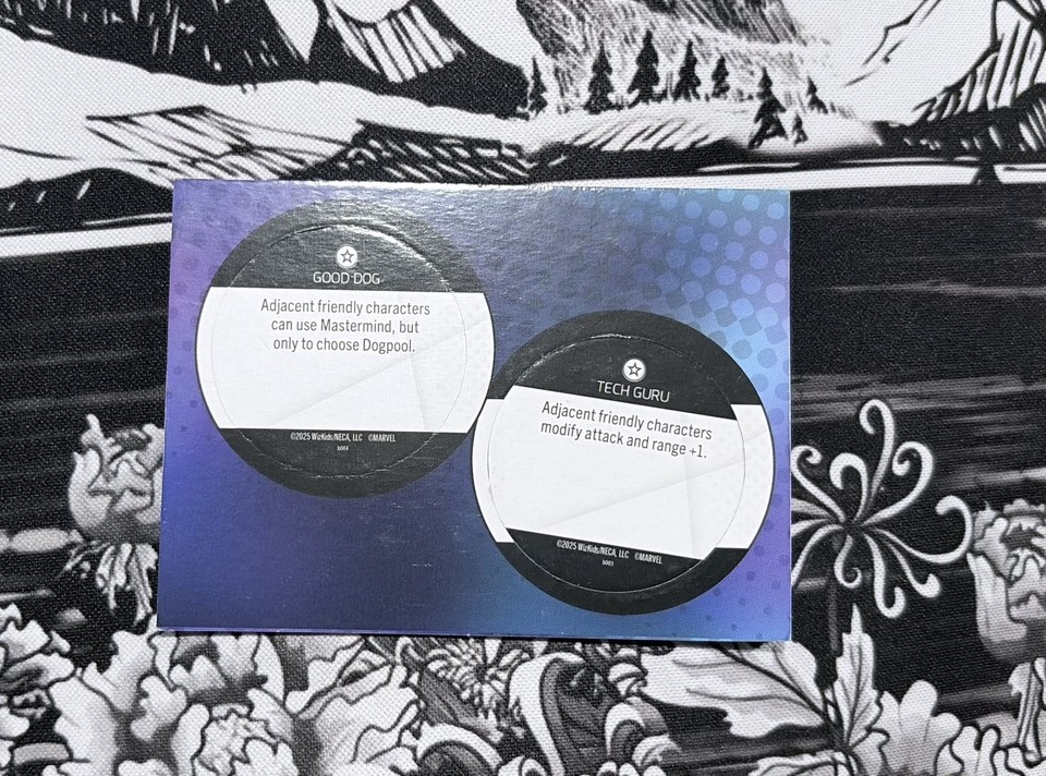 Weasel & Dogpool Marvel HeroClix Deadpool Weapon X Bystander Token ...