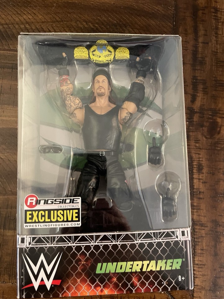 WWE Elite Ringside Exclusive Undertaker Summerslam 2001 with WCW Tag ...