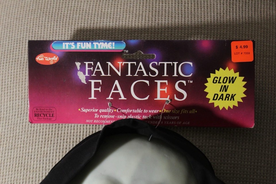 VTG Scream Fantastic Faces Tagged Splotch Gen 1 Ghostface Mask Fun ...