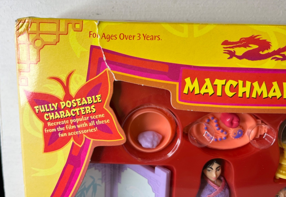 RARE VTG 1998 Mattel Disney Action Figure Matchmaker Mulan #67933 NRFB ...