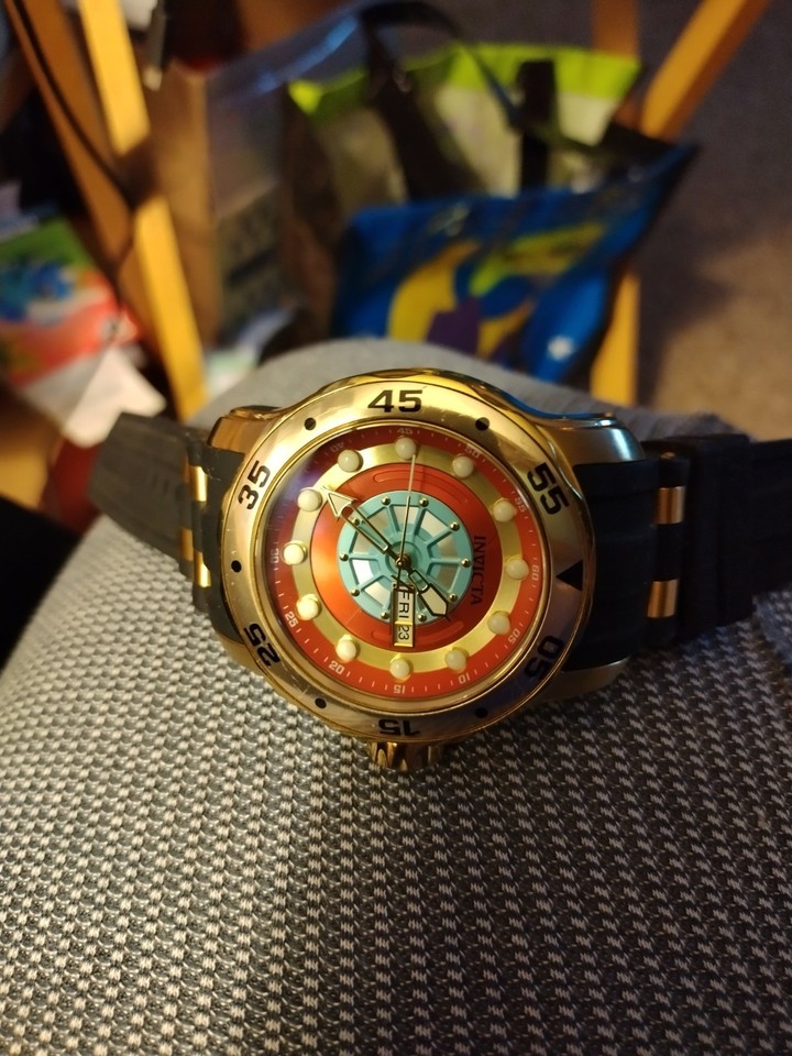 Invicta Men's Watch Iron Man Marvel Used Excellent | eBay