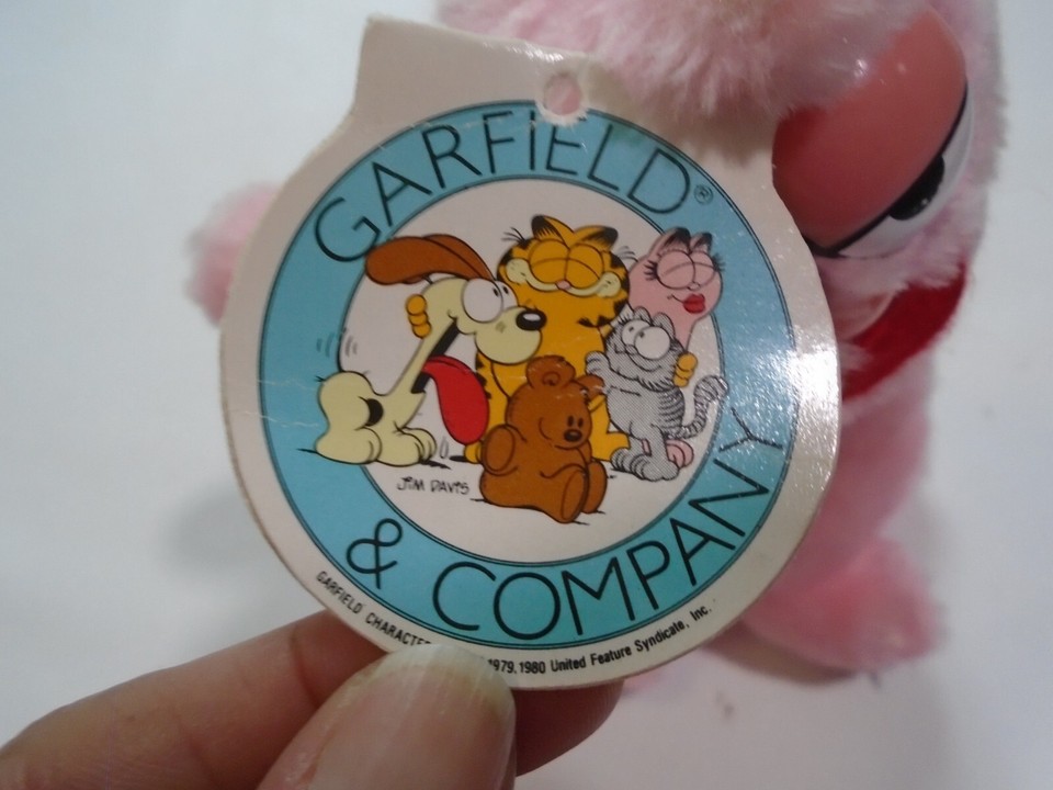 Vtg Garfield and Co 7" Arlene Pink Plush Cat Dakin 1980’s NWT | eBay