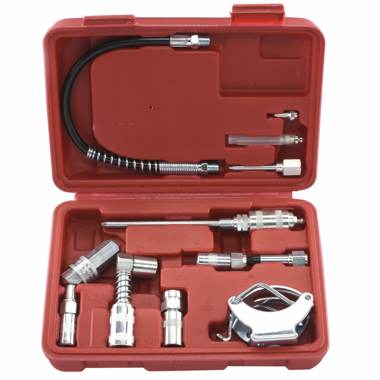 Multi Function Zerk Fittings Lubrication Grease Gun Kit Aid Couplers ...