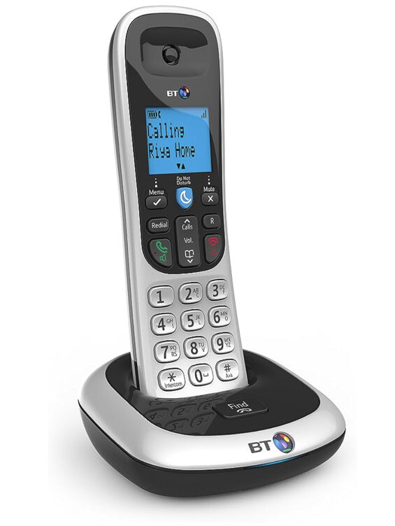 Bt 2200 Single Cordless Phone With Loud Speaker Back Light Large Screen ...