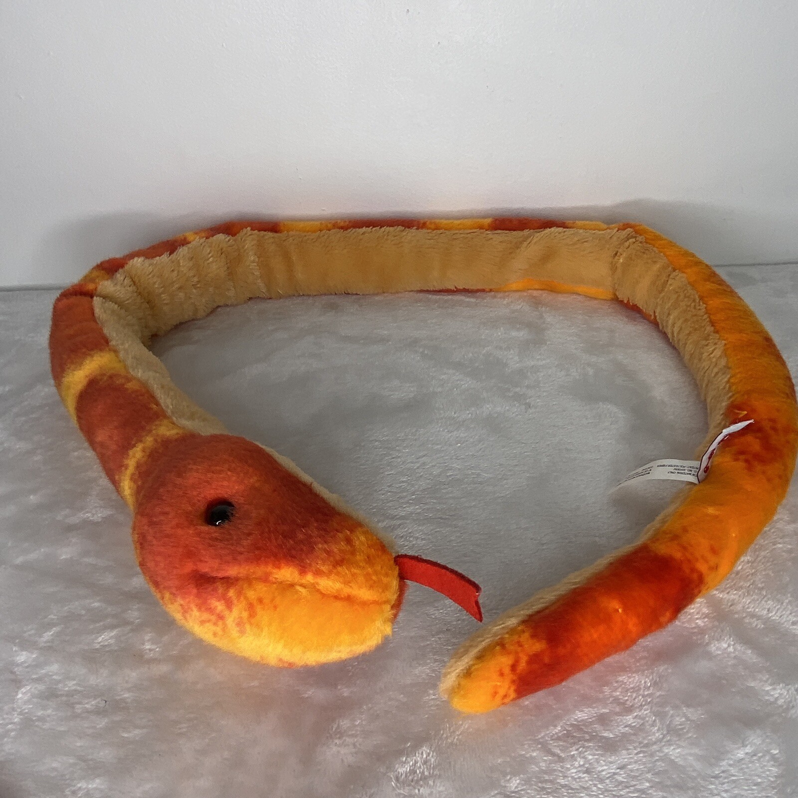 Aurora Corn Snake Reptile Plush Stuffed Animal Toy 48" Orange Yellow ...