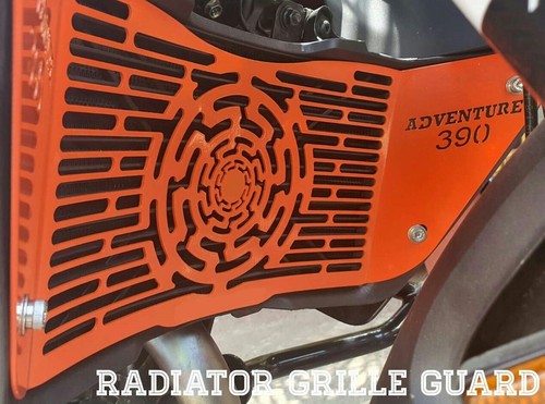 Orange Radiator Guard for KTM Adventure 250 | eBay