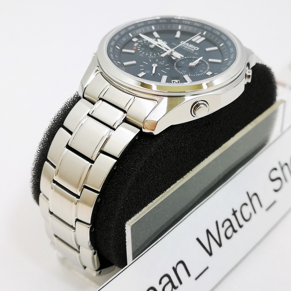 CASIO LINEAGE LIW-M610D-2AJF Blue Silver Multiband 6 Solar Men Watch in ...
