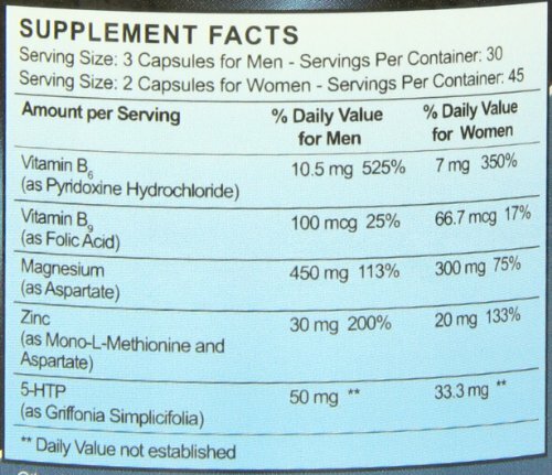 SNAC System Zma-5 Recovery and Sleep Enhancement Formula 90 Capsules ...