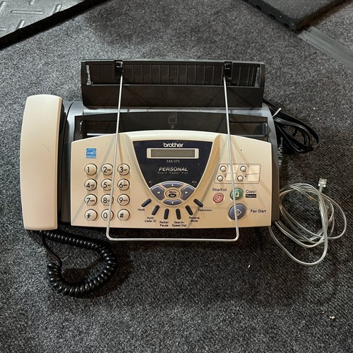 Brother FAX-575 Personal Office Fax Facsimile Machine with Phone Power ...