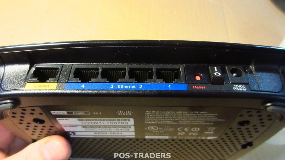 Cisco Linksys E1000 V2.1 Wireless N Router 300MBPS 4-PORT 10/100 - EXCL ...