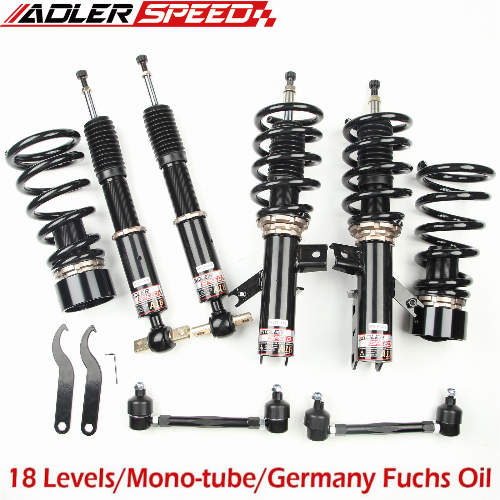 for 13-20 Ford Fusion Coilovers Struts 18 Way Adj. Lowering Shocks by ...