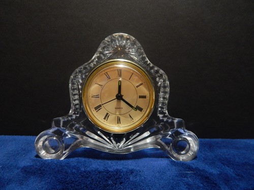 Vintage Crystal Quartz Desk Clock made in Taiwan | eBay
