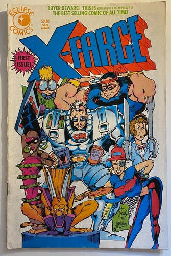 X-FARCE 1 / Eclipse comics Anglais / 6.0 FN+ / 1992 | eBay
